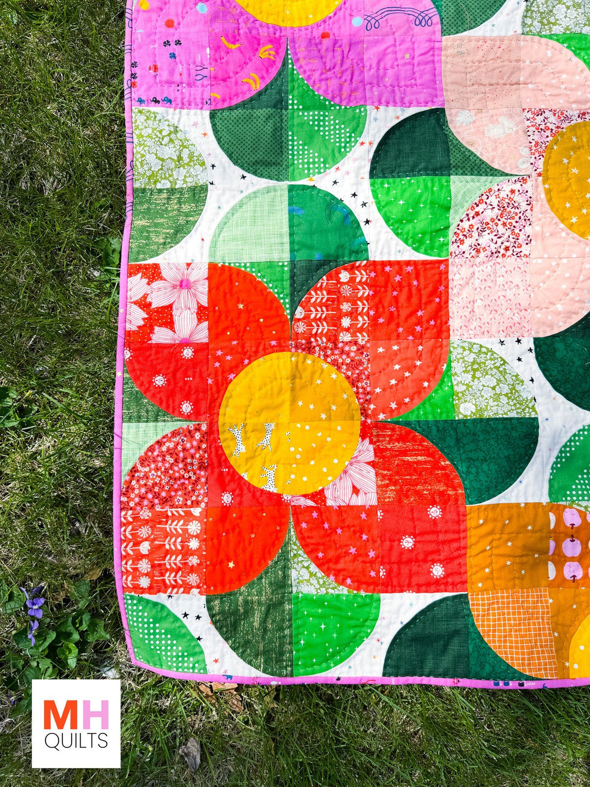 Blooms Quilt - Scrappy Version – modernhandcraft