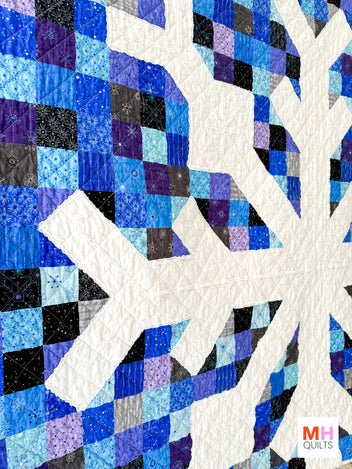 Snowflake Quilt - Deco Frost and Chenille-it Version – modernhandcraft