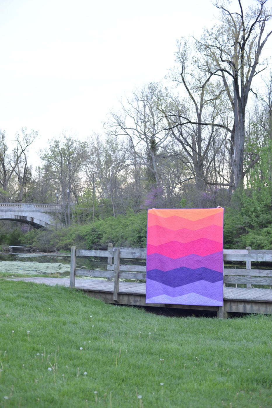 Range Quilt / Sunset Version – modernhandcraft