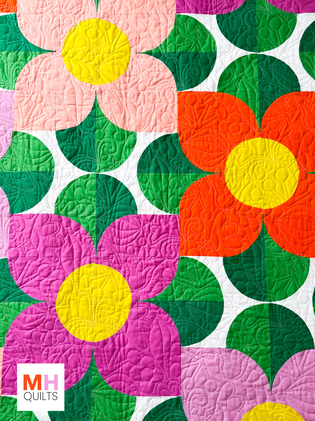 Blooms Quilt PDF Pattern – modernhandcraft