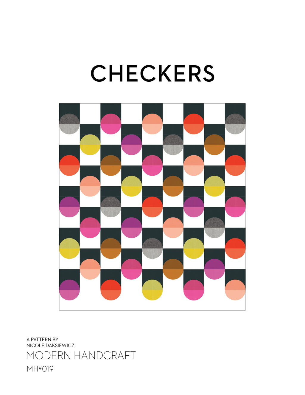 Checkers Quilt PDF Pattern – modernhandcraft