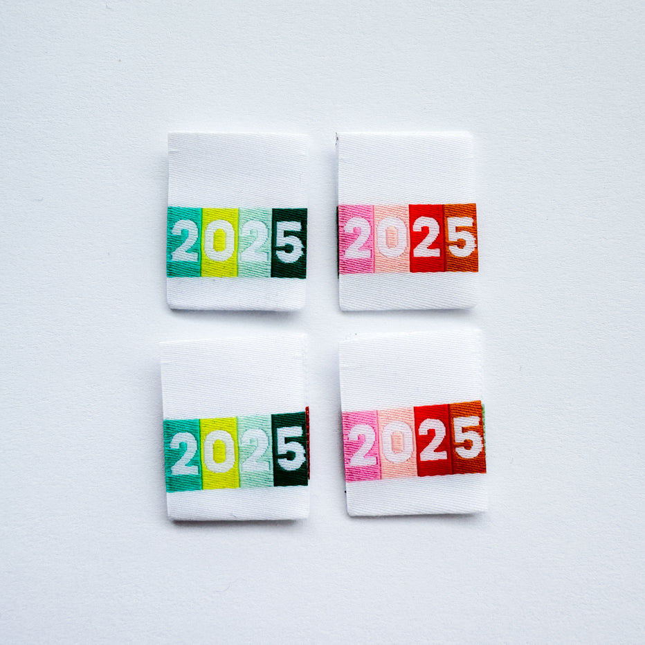 2025 Reversible Woven Labels Set of 4 – modernhandcraft
