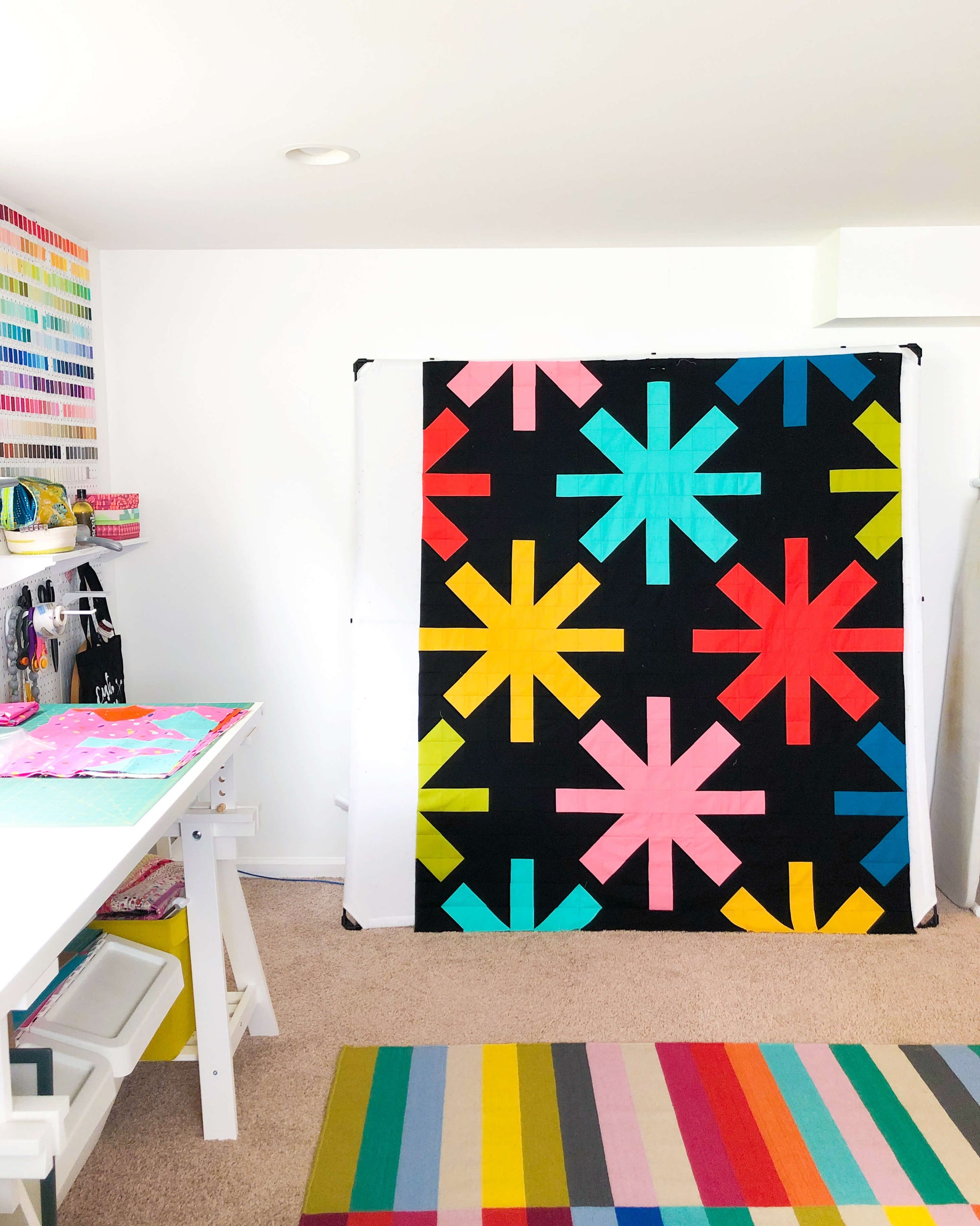 Asterisks Quilt PDF Pattern – modernhandcraft