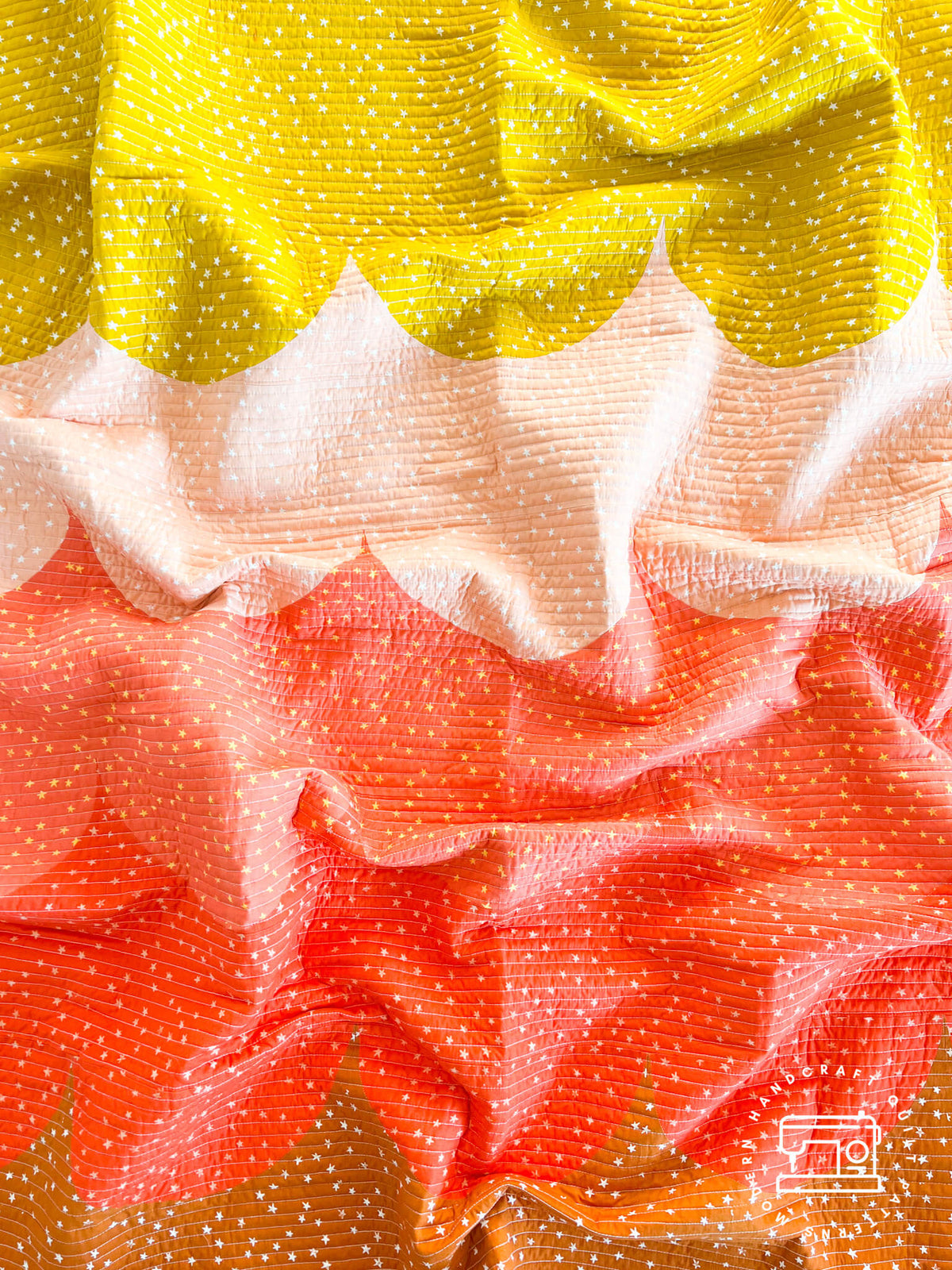 Scallop Quilt Printed Pattern – modernhandcraft