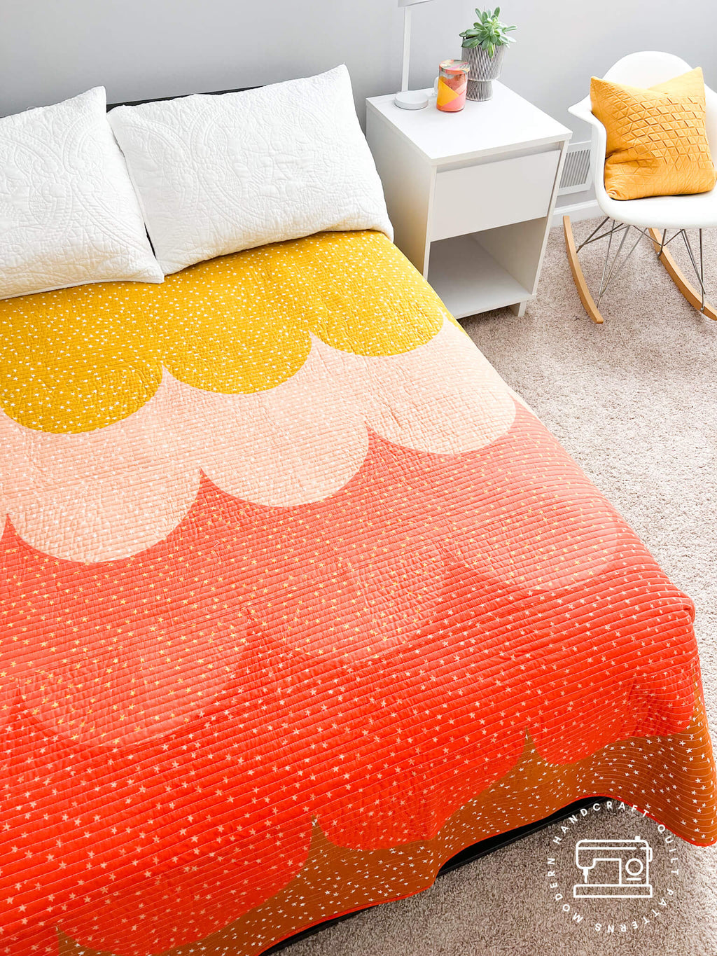 Scallop Quilt PDF Pattern – modernhandcraft