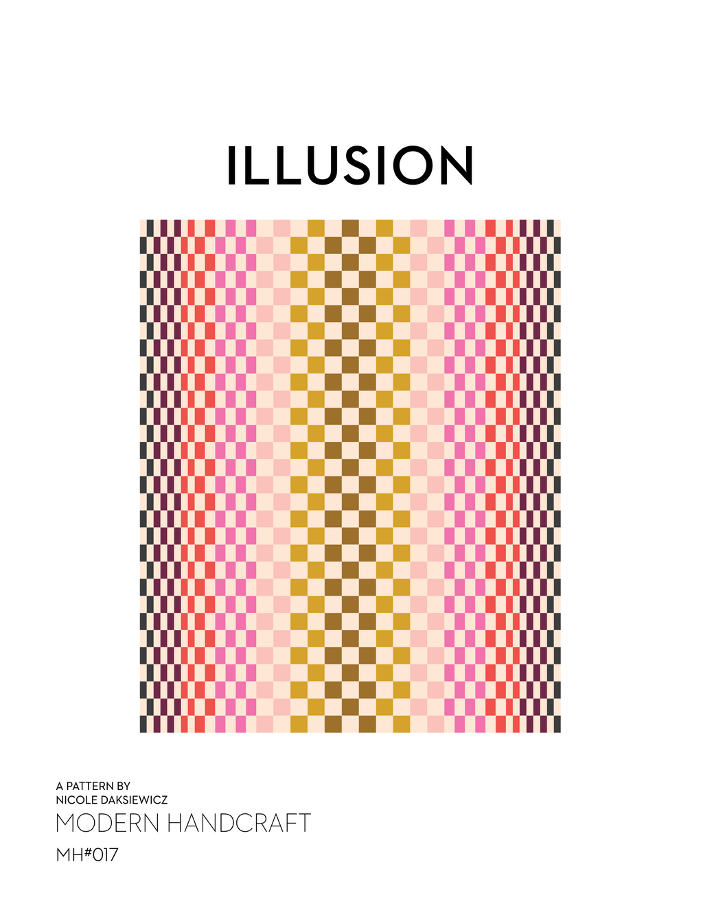 Illusion Quilt PDF Pattern – modernhandcraft