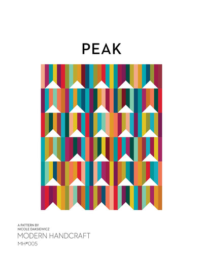 Peak Quilt PDF Pattern – modernhandcraft