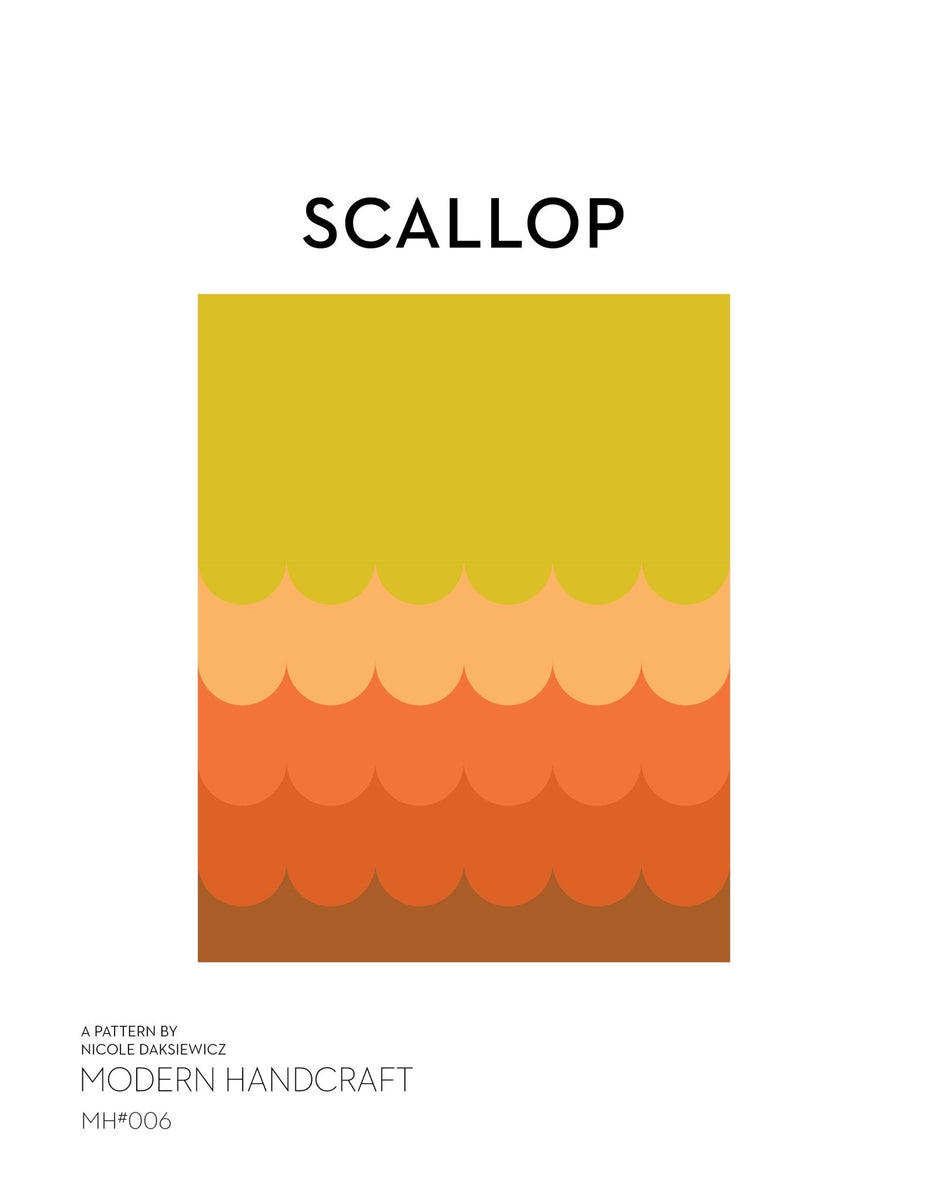 Scallop Quilt PDF Pattern – modernhandcraft